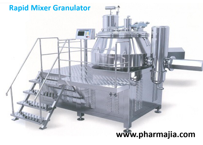 Rapid Mixer Granulator operation and Working Principle - PharmaJia