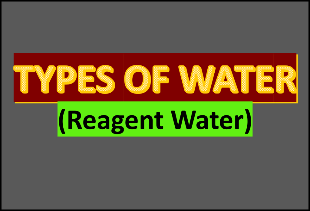 Types of water- Comprehensive Information - PharmaJia
